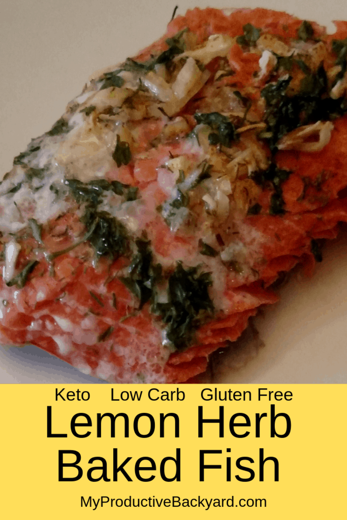 Lemon Herb Baked Fish - My Productive Backyard
