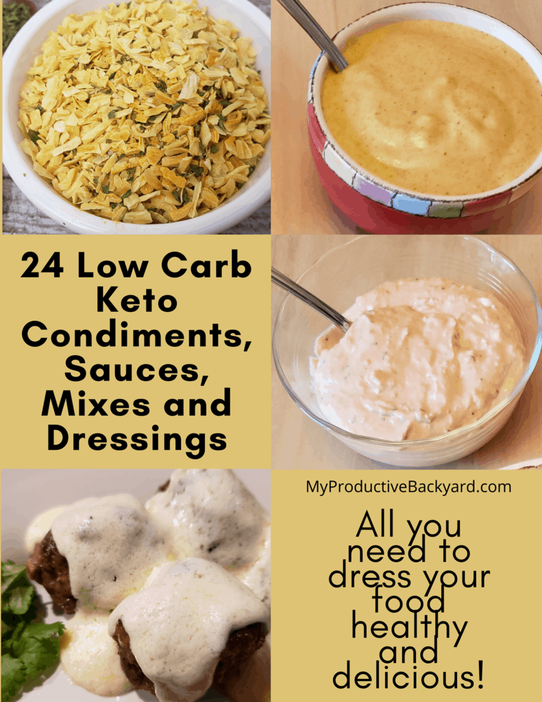 24 Low Carb Keto Condiments, Sauces, Mixes and Dressings - My ...