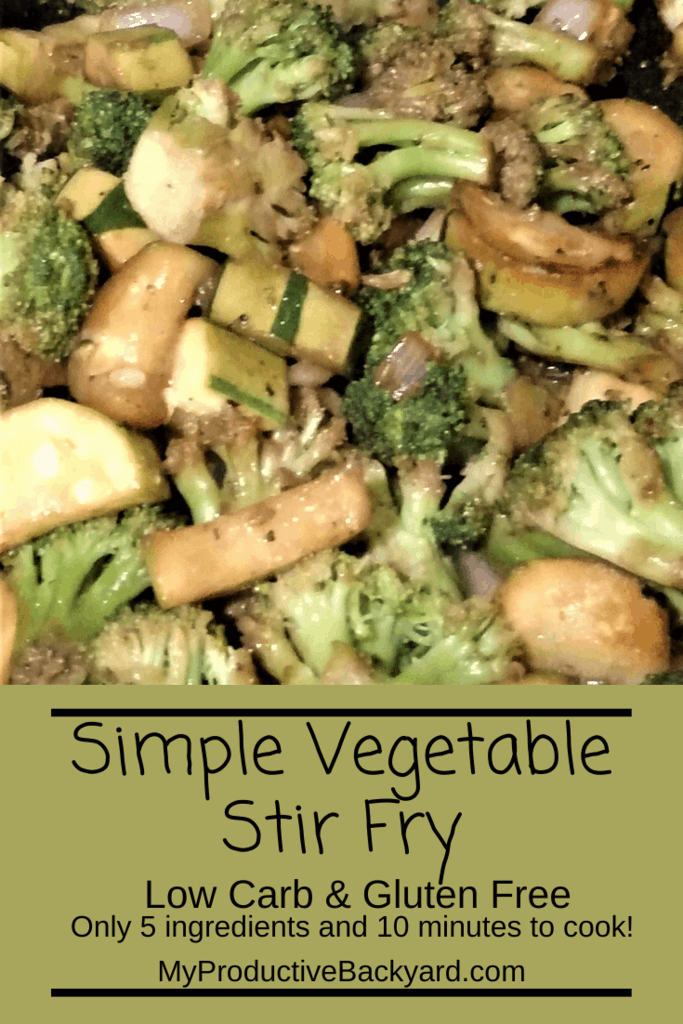 Simple Vegetable Stir Fry - My Productive Backyard