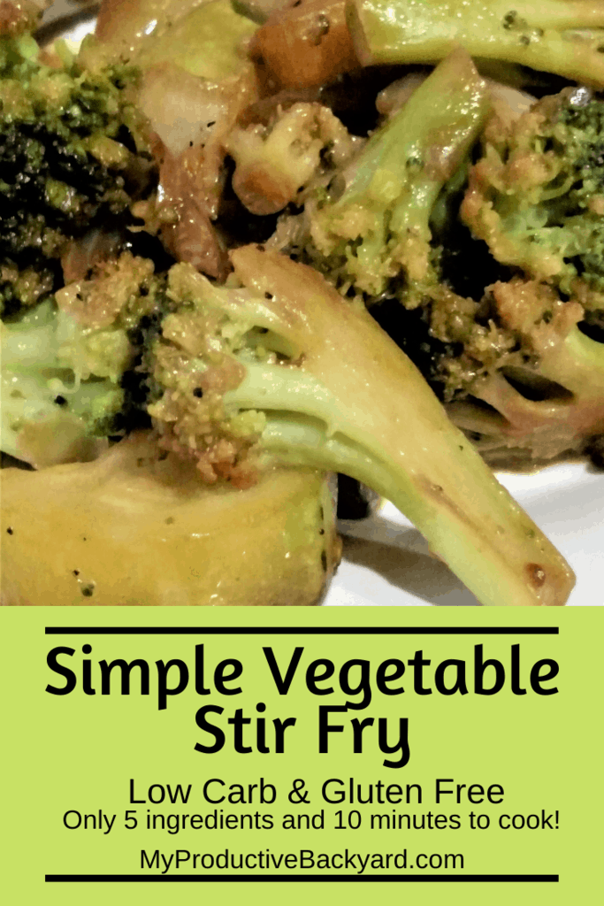 Simple Vegetable Stir Fry - My Productive Backyard