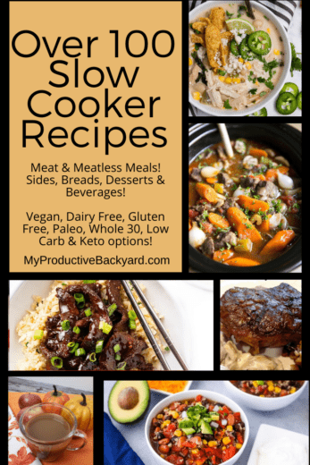 Over 100 Slow Cooker Recipes - My Productive Backyard