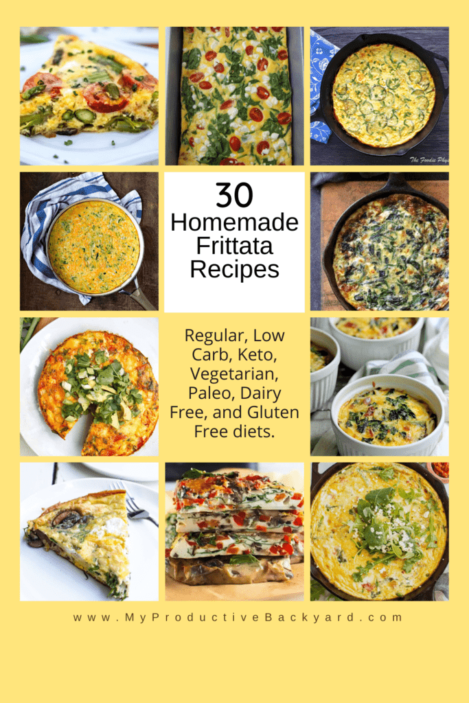 Homemade Frittata Recipes - My Productive Backyard