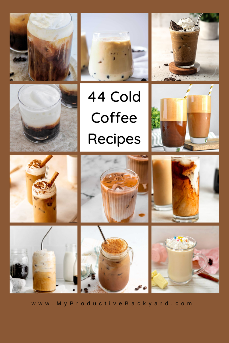44 Cold Coffee Recipes - My Productive Backyard