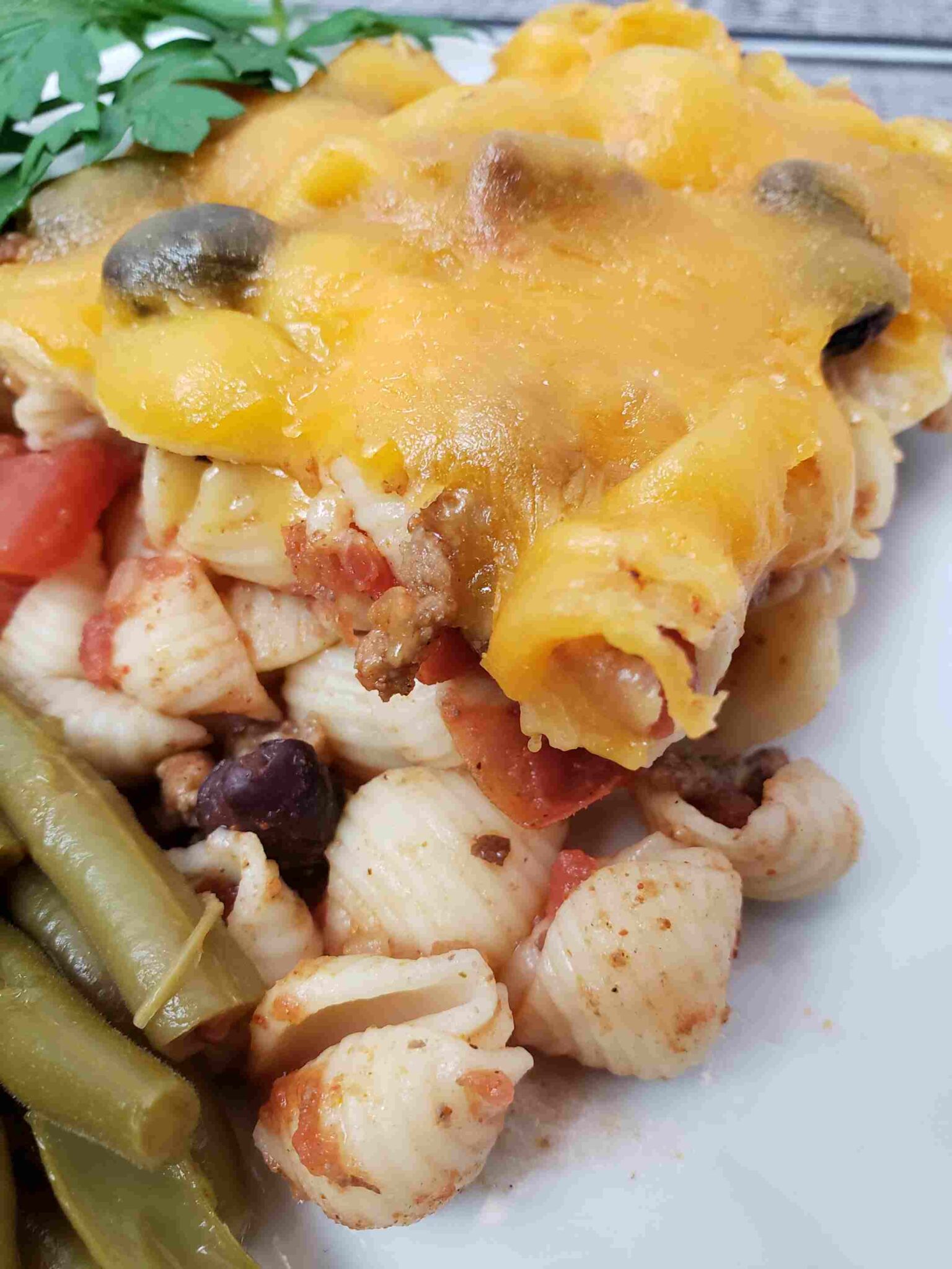 Taco Macaroni Casserole - My Productive Backyard